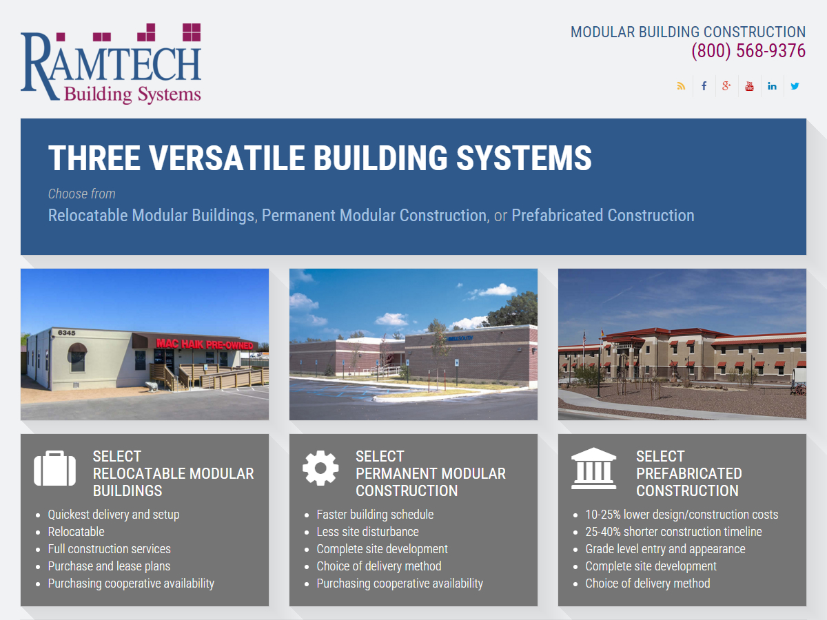 Ramtech Launches Redesigned Website for Relocatable Modular and ... Ramtech Launches Redesigned Website for Relocatable Modular and ...